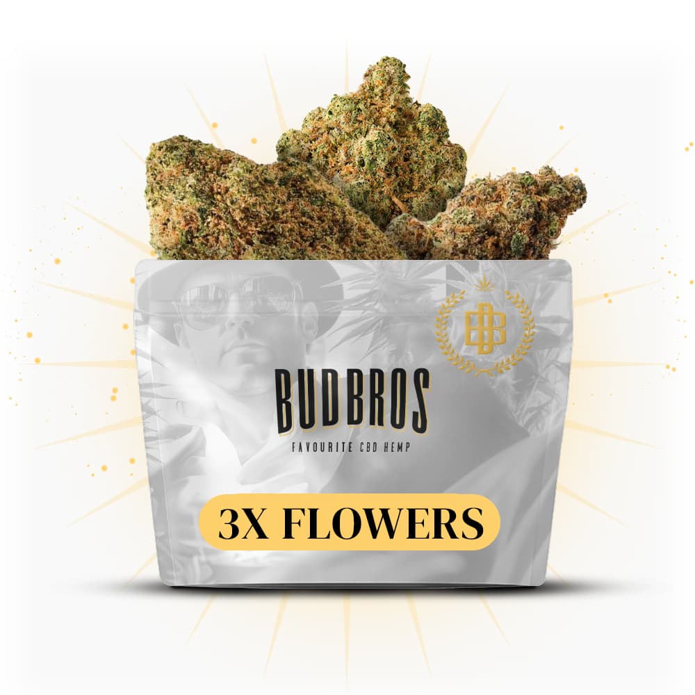 3x CBD Flower - Combo Pack – budbros UK
